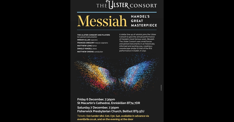 The Ulster Consort presents Messiah - Enniskillen - Fermanagh Lakelands